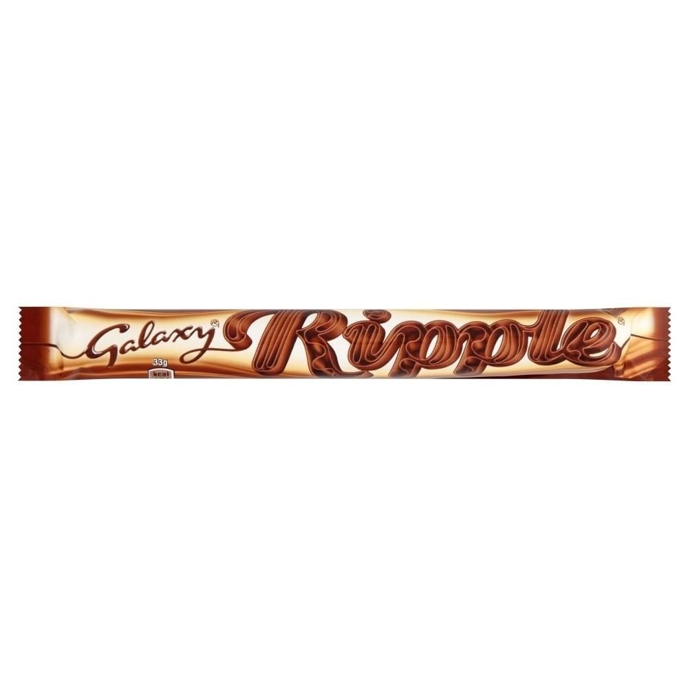 Amazon.com : Galaxy Ripple Milk Chocolate Bar (33g) x 2 : Grocery ...