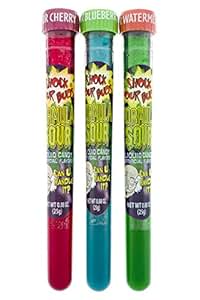 Amazon.com : Formula Sour-Test Tube Liquid Sour Candy (Qty 12 Tubes ...