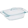 Amazon.com: Pyrex Easy Grab 2-Qt Glass Casserole Dish with Lid ...