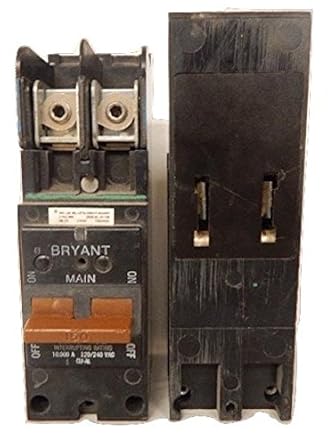 Bryant BJ2150 2 pole 150 amp 120/240VAC Plug-On Circuit Breaker: Amazon ...