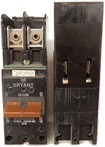 Amazon.com: Bryant BJ2150 2 pole 150 amp 120/240VAC Plug-On Circuit ...