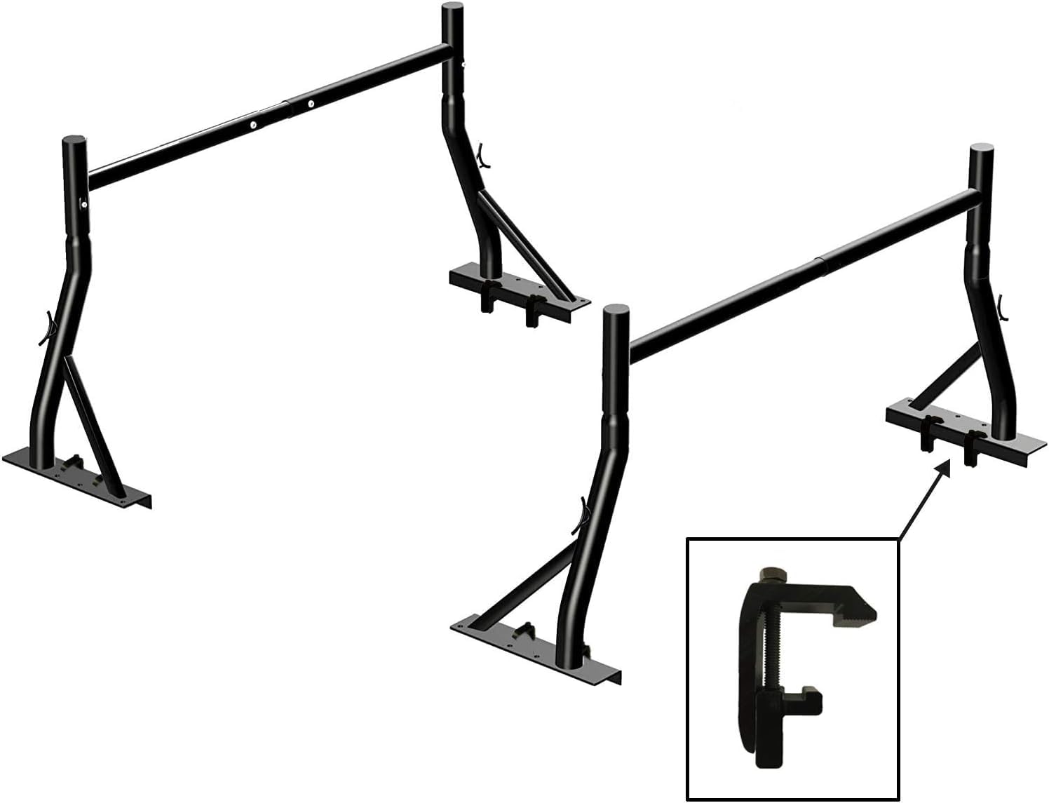 TMS Non-Drilling 850 LB Low Profile Extendable Steel Pickup Truck Sport ...