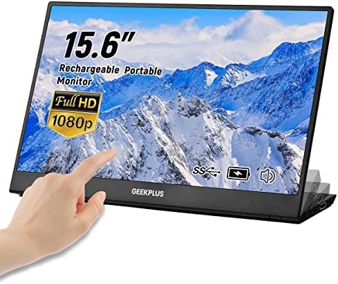 Portable Monitor-GEEKPLUS 15.6inch 1080P USB-C Laptop Monitor HDMI ...