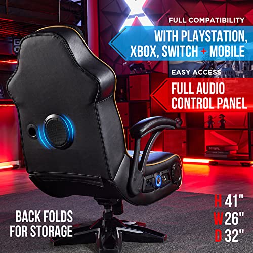 X Rocker Trident 2.1 Bluetooth Pedestal Chair - Immersive Audio with ...