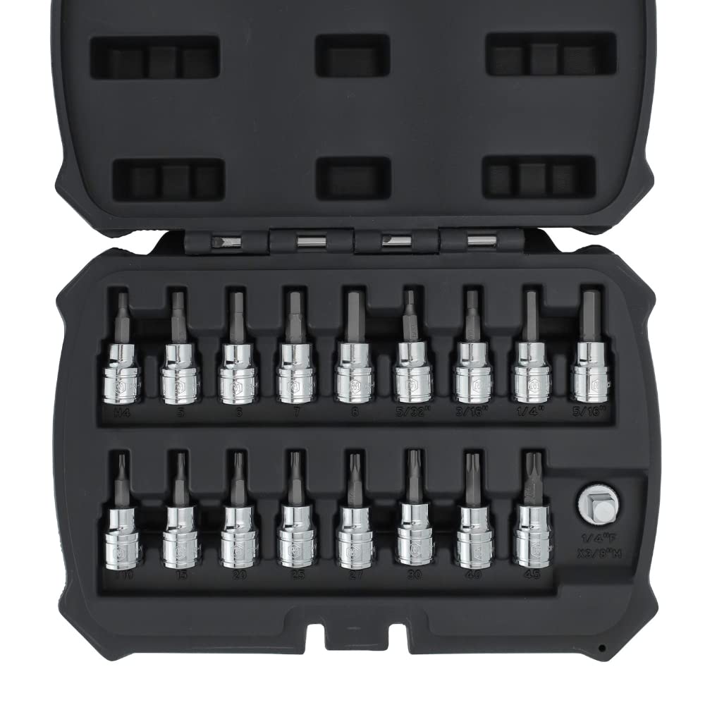 Mua MichaelPro Hex and Torx Bit Socket Set, 18-Piece 3/8 Inch Drive Hex ...