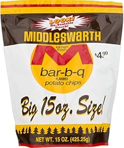 Amazon.com: Middleswarth Chips, BBQ, 15-Ounce (Pack of 2)