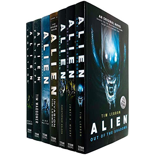 Alien Series 7 Books Collection Set (Out of the Shadows, Sea of Soccows ...