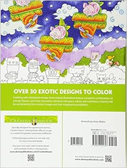Amazon.com: Creative Haven Curious Creatures Coloring Book (Adult ...