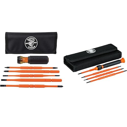 Klein Tools 8-in-1 Insulated Screwdriver Set with Interchangeable ...