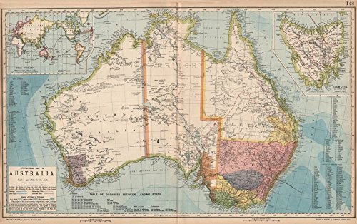 Buy AUSTRALIA. White=unexplored. Violet & green=best sheep country ...