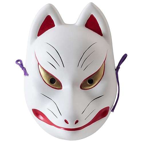 kyugetsu Kitsune Fox Mask, Kabuki Noh mask, Japanese Traditional Crafts ...