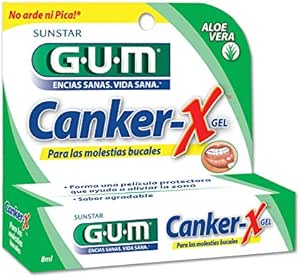 G-U-M Canker X, Maximum Strength Canker & Mouth Sore Pain Relief Gel ...