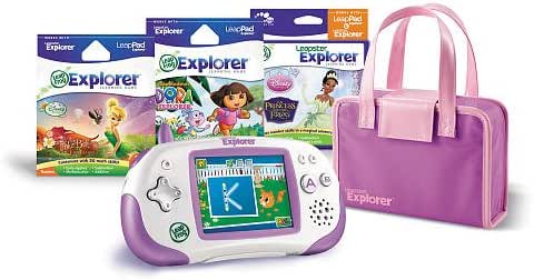 Amazon.com: LeapFrog Leapster Explorer Value Bundle - Girls: Toys & Games