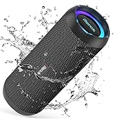 Amazon.com: RIENOK Portable Bluetooth Speaker 30W True Wireless Stereo ...
