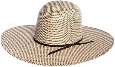 RODEO KING Mens 3 Tone Open Crown 5 Brim Straw Cowboy Hat at Amazon Men ...