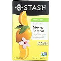 Amazon.com : Stash Tea Meyer Lemon Herbal Tea 20 Count : Stash Meyer ...
