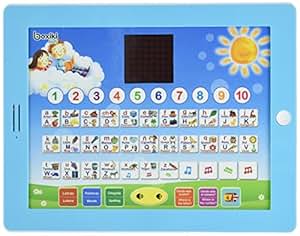 English and Spanish Bilingual Learning Tablet Toy with Small LED Screen ...
