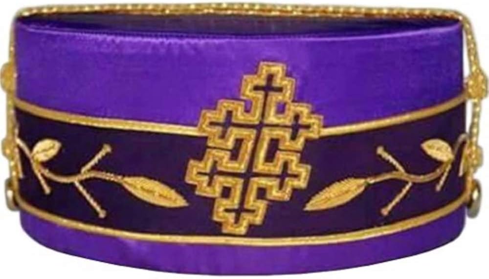 Masonic Regalia 33rd Degree Scottish Rite Purple Cap: Amazon.co.uk ...