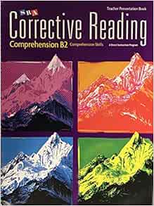 SRA Corrective Reading Comprehension B2 Teacher Presentation Book ...