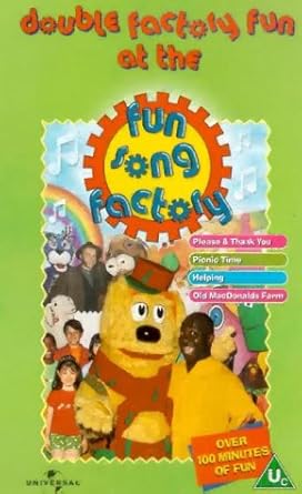 Fun Song Factory: Double Factory Fun [VHS]: Fun Song Factory: Amazon.co ...