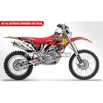 Amazon.com: Kungfu Graphics Custom Decal Kit for Honda CRF250X 2004 ...