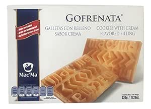 Mac'ma Gofrenata Cookies with Cream Flavored Filing, Mexican Cookies ...