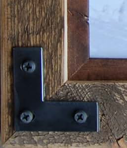 Amazon.com - Rustic Frame - Corner Sample Only- distressed barn wood ...
