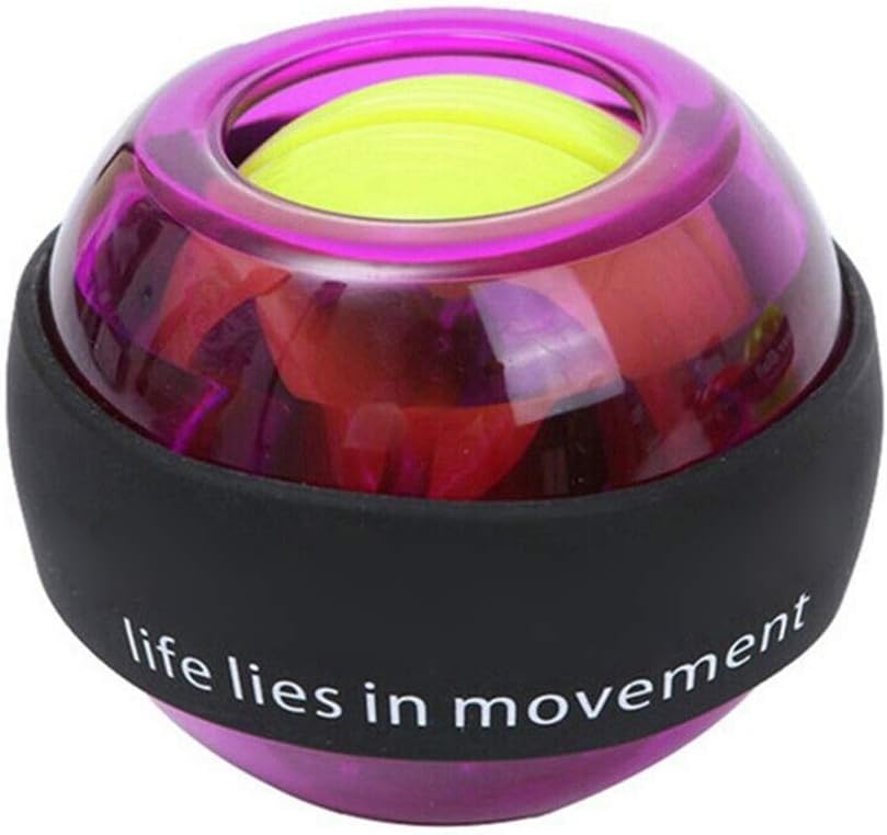 Gebuter LED Gyroscope Ball Wrist Ball Trainer Relax Gyro Arm Exerciser ...