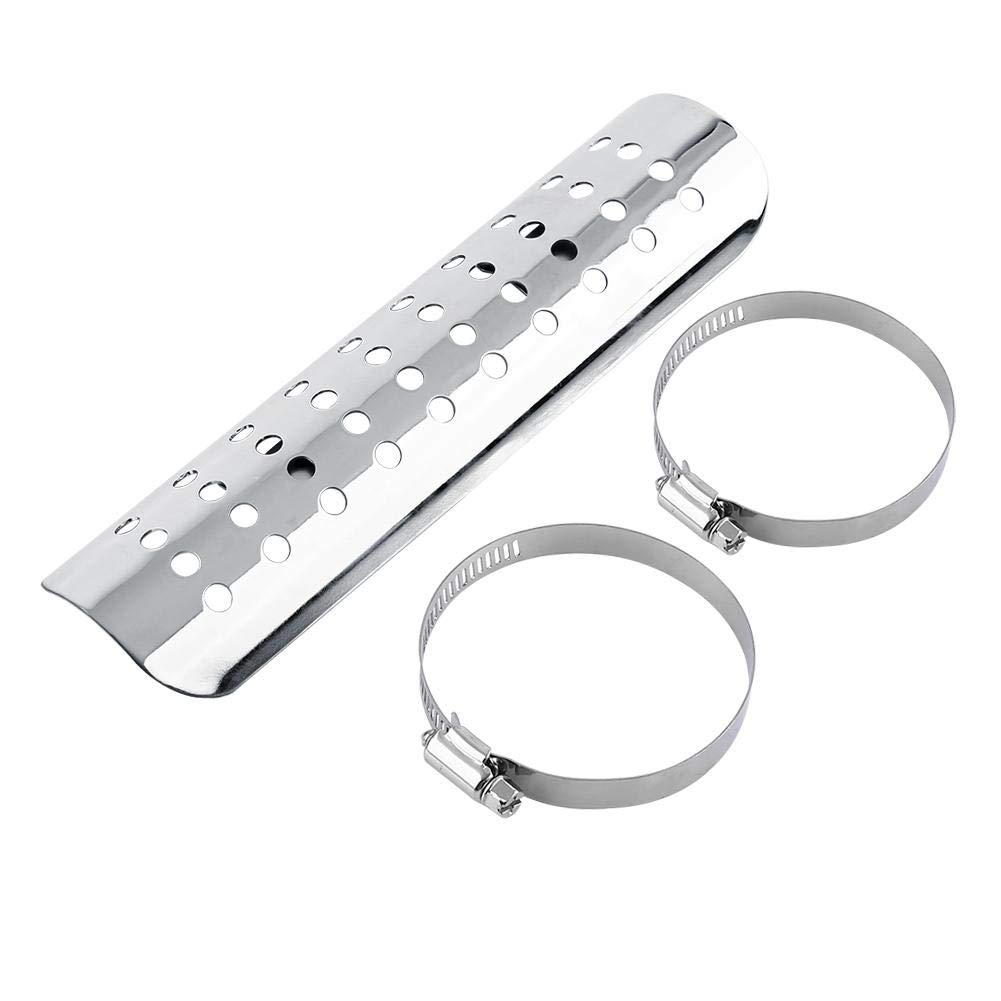 Keenso Motorcycle Exhaust Heat Shield,Universal Motorcycle Heat Guard ...