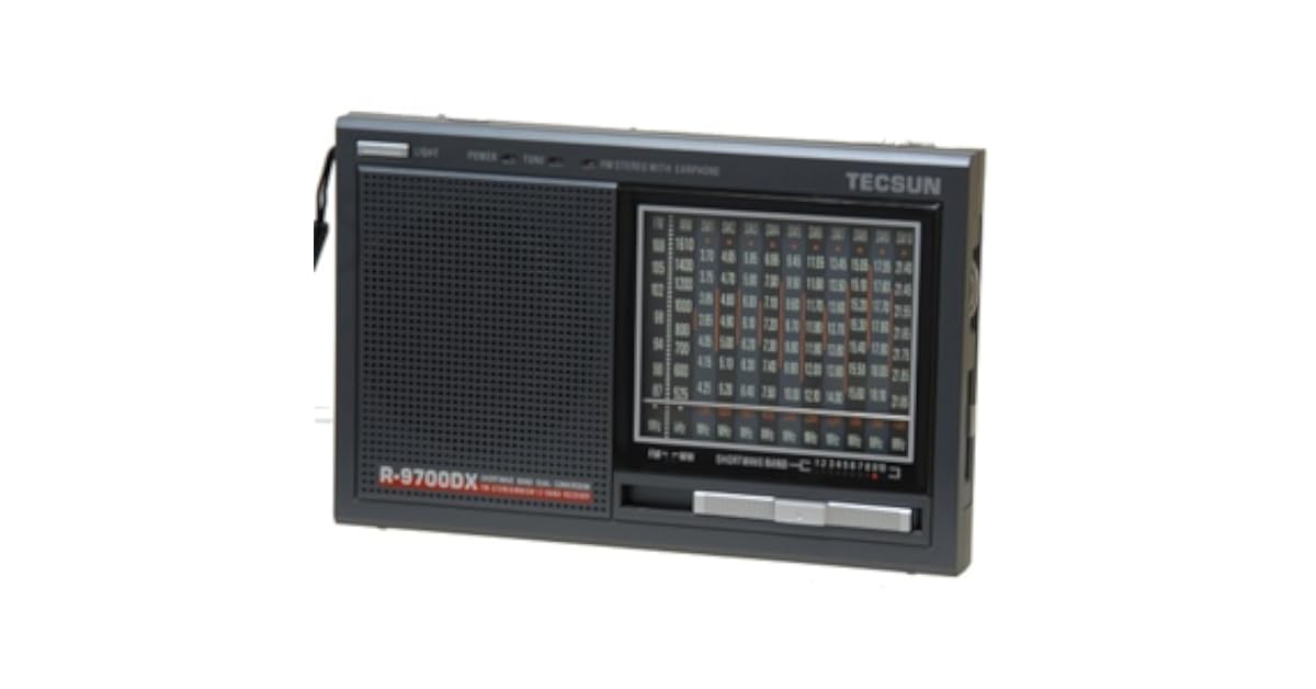 Radio Tecsun R-9700 DX 12 band Am Fm Onda Corta doble conversion ...