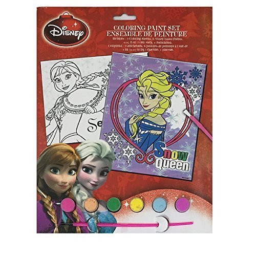Buy New Frozen Coloring Paint Set Snow Queen Disney LIcensed Product ...