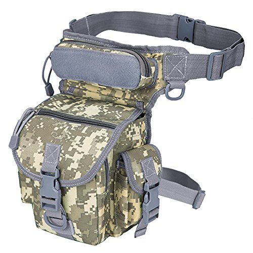 Military Tactical Drop Leg Bag Tool Fanny Thigh Pack Leg Rig Utility ...