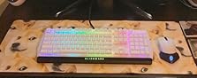 Amazon.com: New Alienware Low-Profile RGB Gaming Keyboard AW510K Light ...