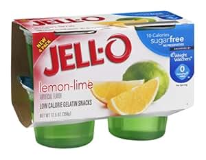 Amazon.com : JELL-O Jell-O Gelatin Snacks Lemon-Lime Sugar Free 12.5OZ ...