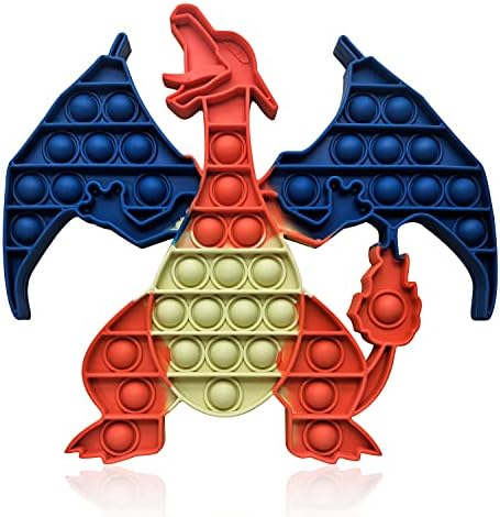 Dinosaur Big Size Push Pop Pop Fidget Toy, Stress Reliever Jumbo Pop ...