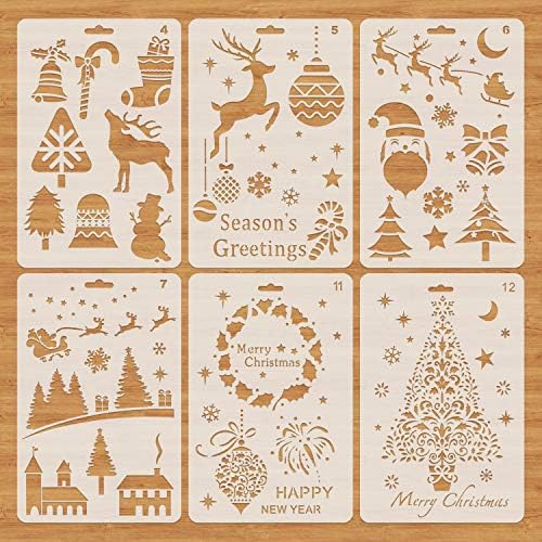 6 Pack Christmas Stencils Templates 26 1x17 3cm Christmas Drawing 6-pack-christmas-stencils-templates-26-1x17-3cm-christmas-drawing