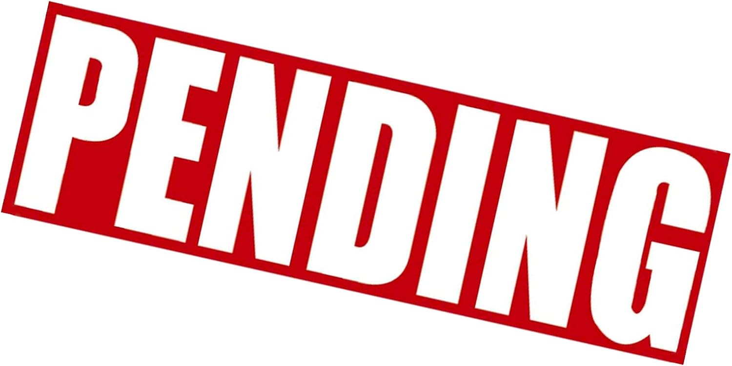 Amazon.com : Pending Sign for Estate Rider, Reusable Magnetic and ...