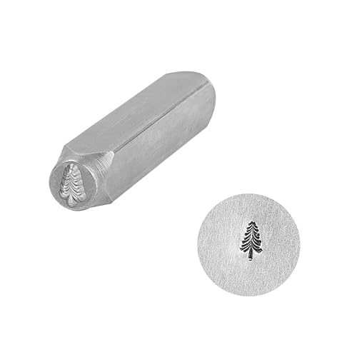 BESTNULE Metal Design Stamps Punch Stamping Tool, Hard Carbon Steel ...