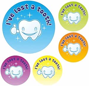 Amazon.com : I've Lost a Tooth Stickers : Office Products