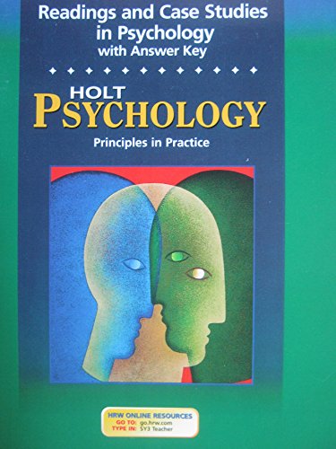Amazon.com: Holt Psychology: Principles in Practice: Readings and Case ...