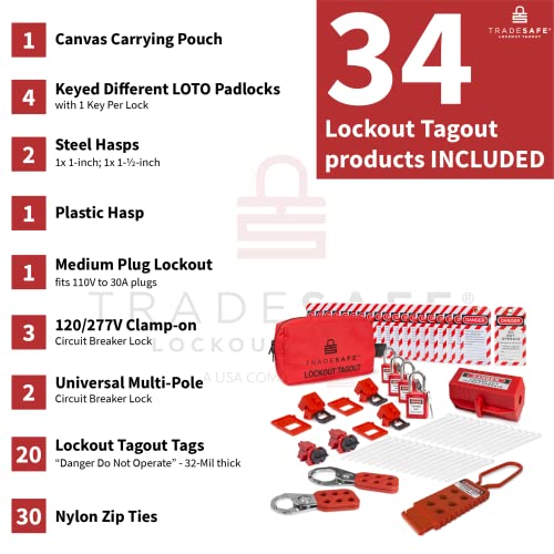 Tradesafe Electrical Lockout Tagout Kit at Wendy Hopkins blog