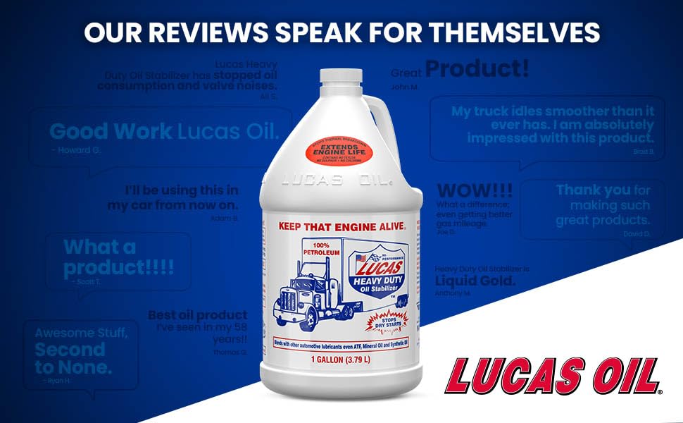 Lucas Oil 10002 Heavy Duty Oil Stabilizer - 1 Gallon on Galleon Philippines