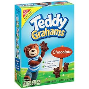 Amazon.com: Teddy Grahams Snacks, Chocolate, 10-Ounce Boxes (Pack of 6)