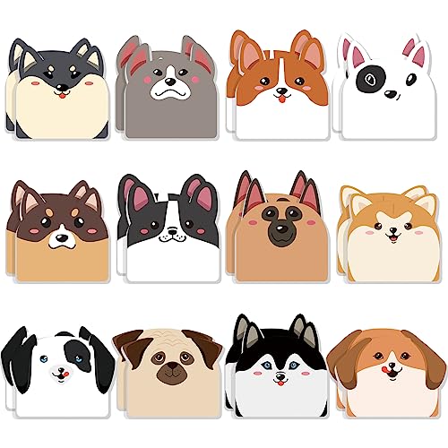 Yinder 24 Pads Cute Sticky Notes Kawaii Fun Animal Sticky Notes Pads ...