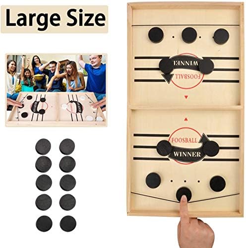 JANDANT Large Size Fast Sling Puck Game Slingshot Winner Board Games ...