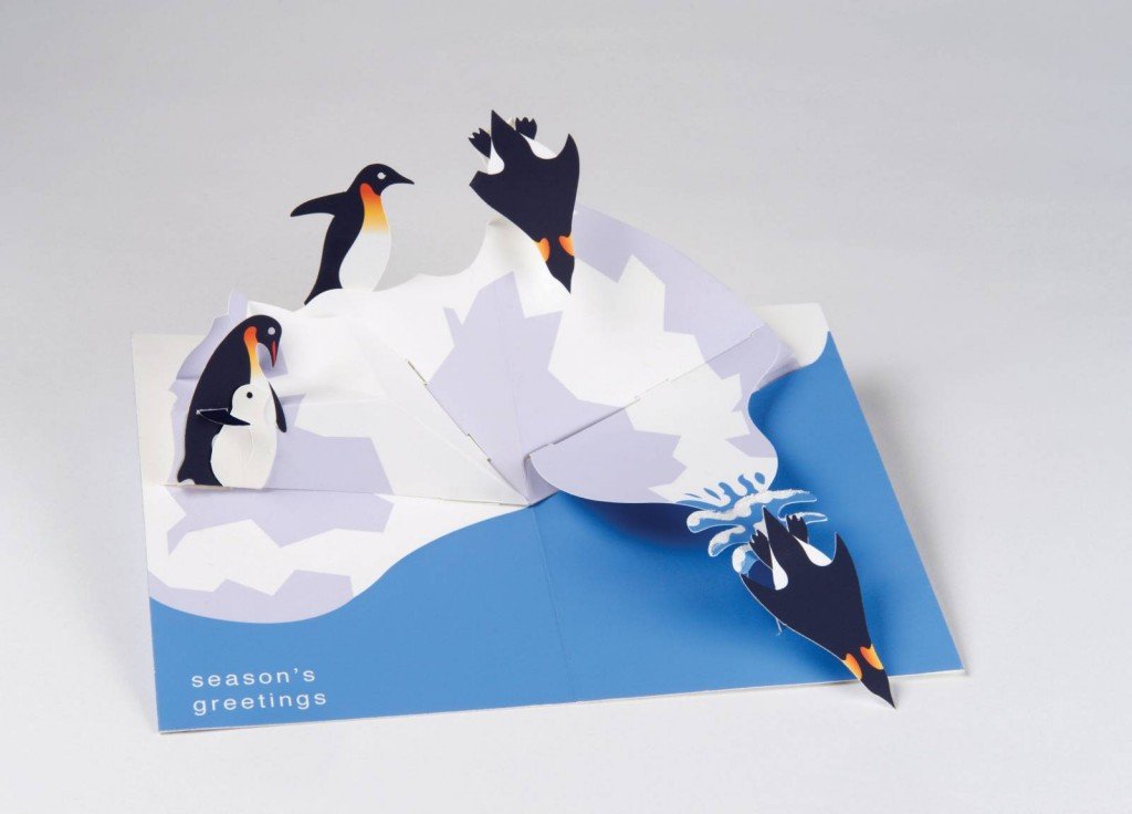Robert Sabuda Penguins Boxed Holiday Pop Up Cards: Amazon.co.uk: Office ...