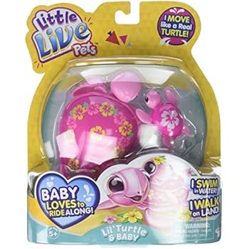 Amazon.com: Little Live Pets Season 5 Lil' Turtle Tank - Seashore the ...