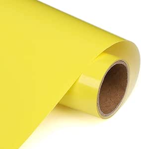 Amazon.com: 3D Puff Vinyl Heat Transfer Yellow - Puff Heat Transfer ...