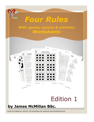 Four Rules: Worksheets: McMillan BSc, James: 9781530483716: Books