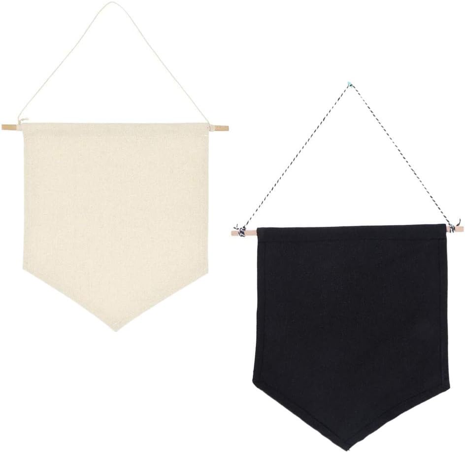 2 Pcs Enamel Pin Wall Display Banners Lapel Badge Flag Canvas Wall ...